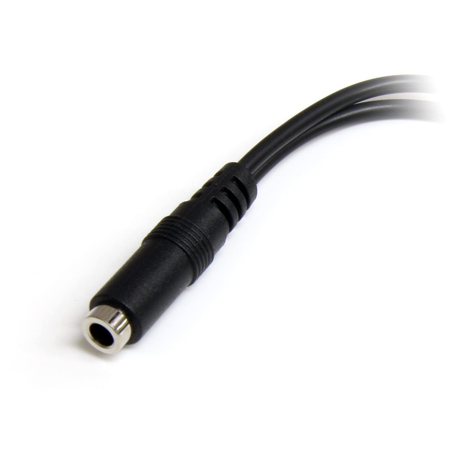 StarTech.com 3.5mm 4 Position to 2X 3 Position 3.5mm Headset Splitter Adapter & .com 2m 3.5mm 4 Position TRRS Headset Extension Cable