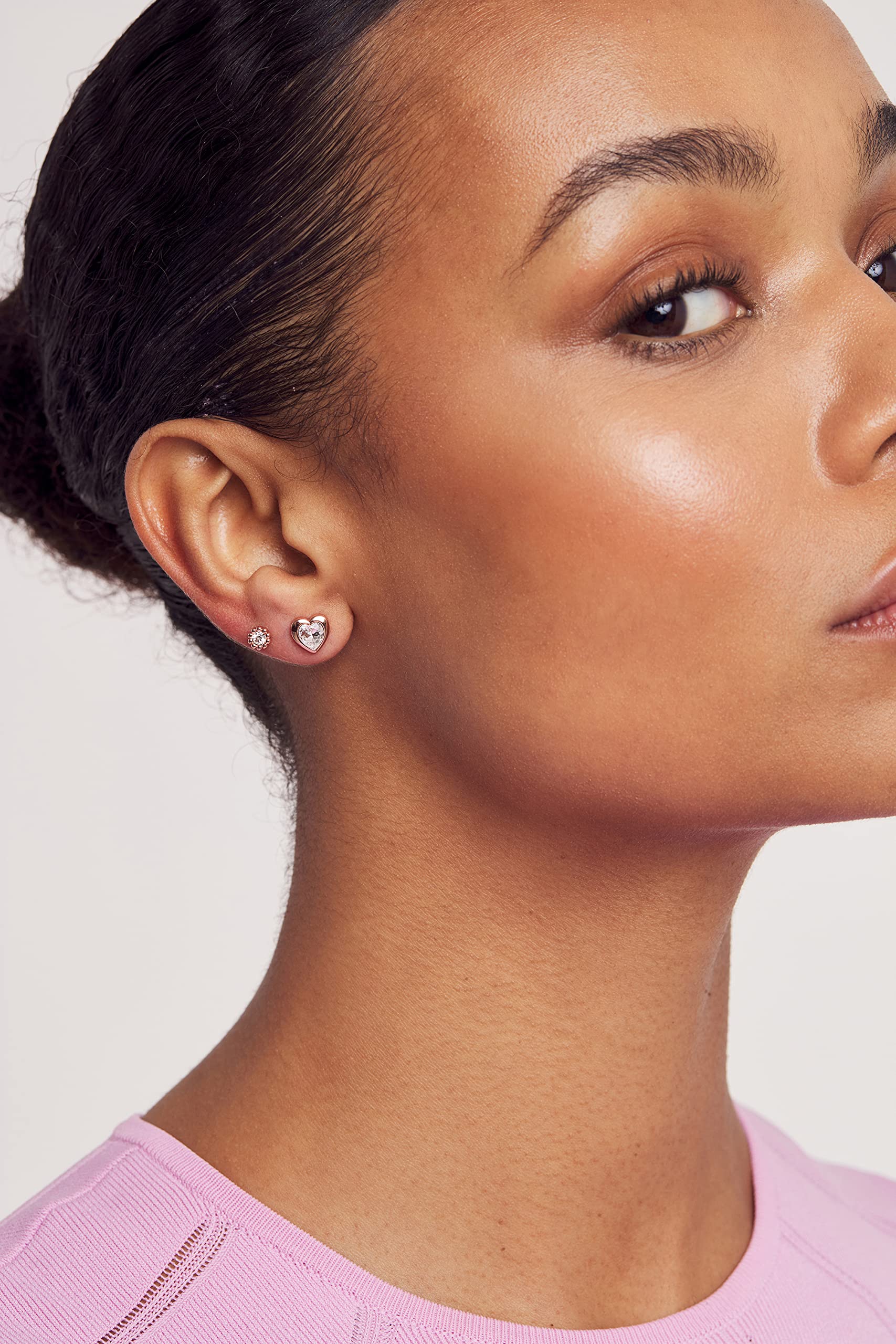 Ted Baker London Han Crystal Heart Stud Earrings for Women