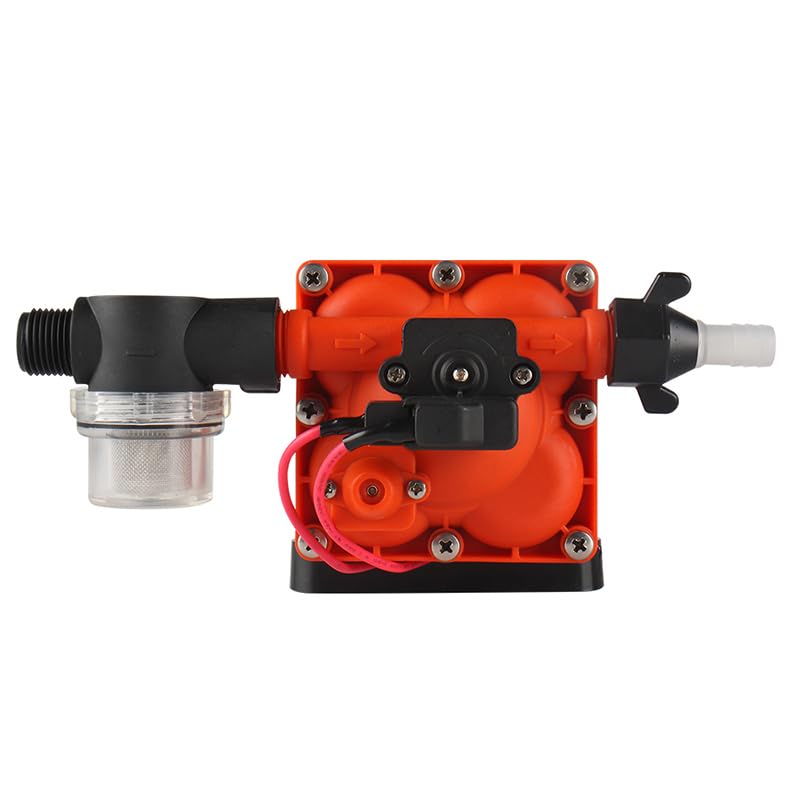 Seaflo 42 Series Diaphragm Pump with Bypass for Reduced Cycling 12V/24V 3.0GPM 55PSI (12 Volts)