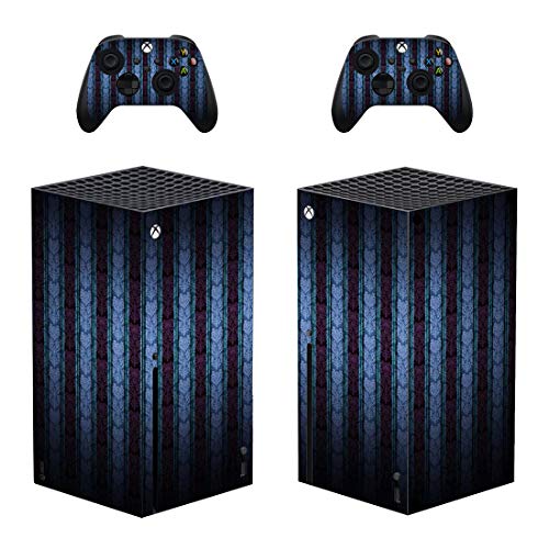 Vinyl Skin Sticker Cover Decal for Microsoft X-box-Series-X Console and Remote Controllers Paysage Color HD Printing (only fit X-box-Series-X )