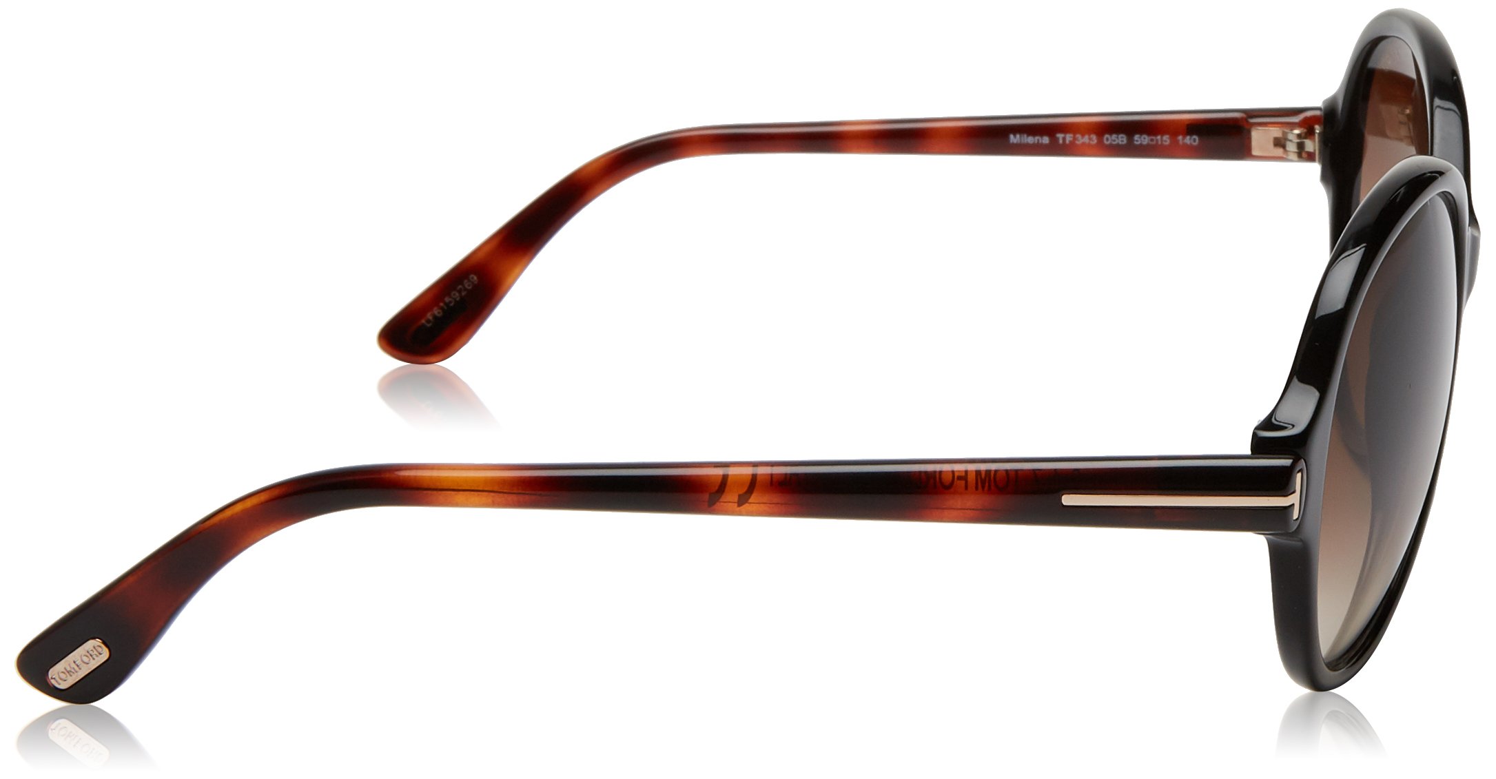 Tom Ford Conrad FT0470 56E Havana Brown Straight Brow Sunglasses 58mm