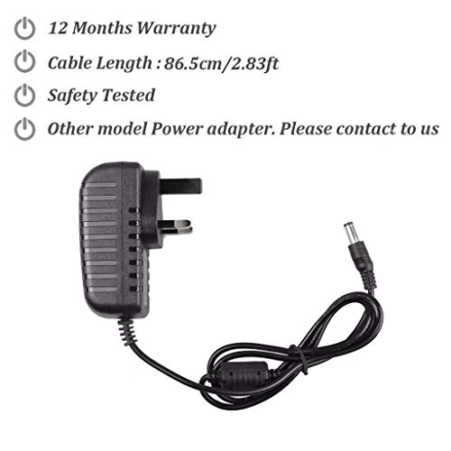 Selomore 12V Battery Charger for Ra.Zor Power C.Ore E90,Epunk, Xlr8R, Electric Scooters