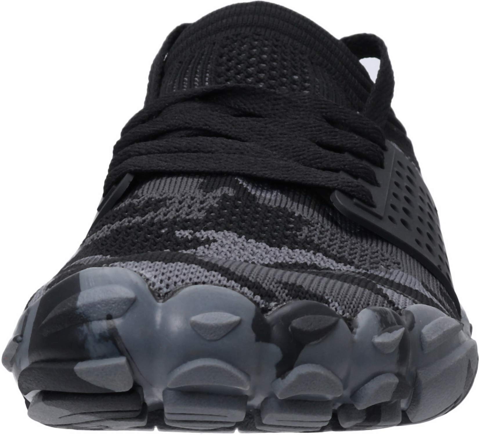 WHITIN Men's Trail Running Shoes Minimalist Barefoot Five Fingers Wide Toe Box Size 11 Gym Workout Fitness Zero Drop Weight Lifting Camo Black 44