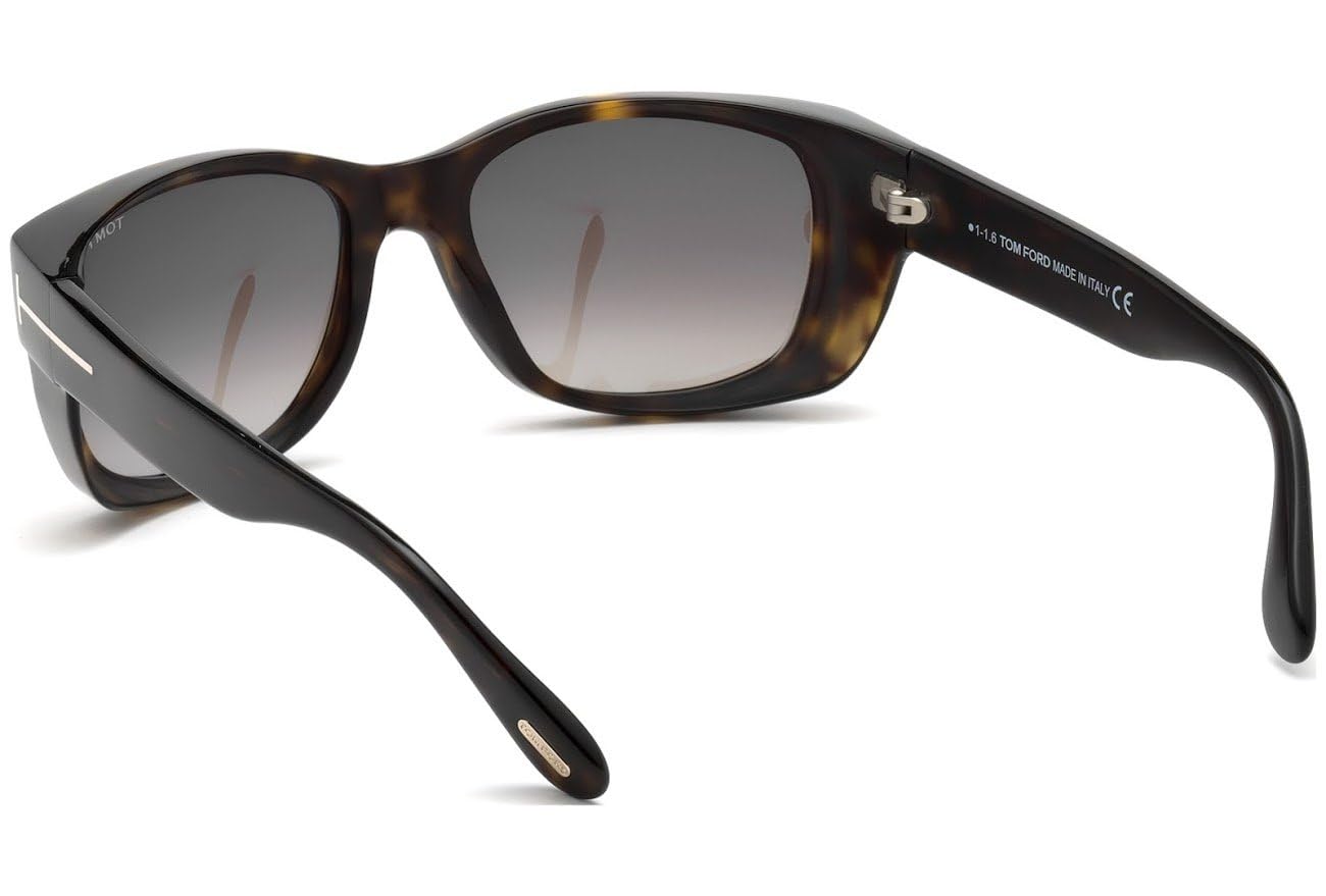 Tom Ford FT0441 52K Dark Havana Carson Oval Sunglasses Lens Category 3 Size 56m