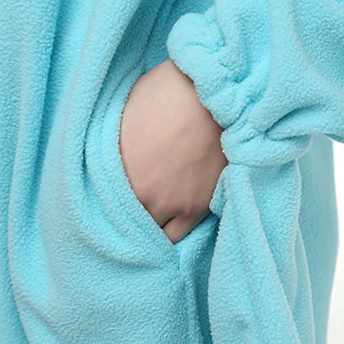 Wishliker Unisex Adult Onesie Pyjamas Platypus Christmas Costume SkyBlue S