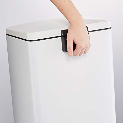 WESCO 385731-87 TOWERKICK Kitchen Pedal Bin, Size: 15.0 x 13.9 x 26.0 inches (38 x 35.2 x 66 cm), Sand Mat