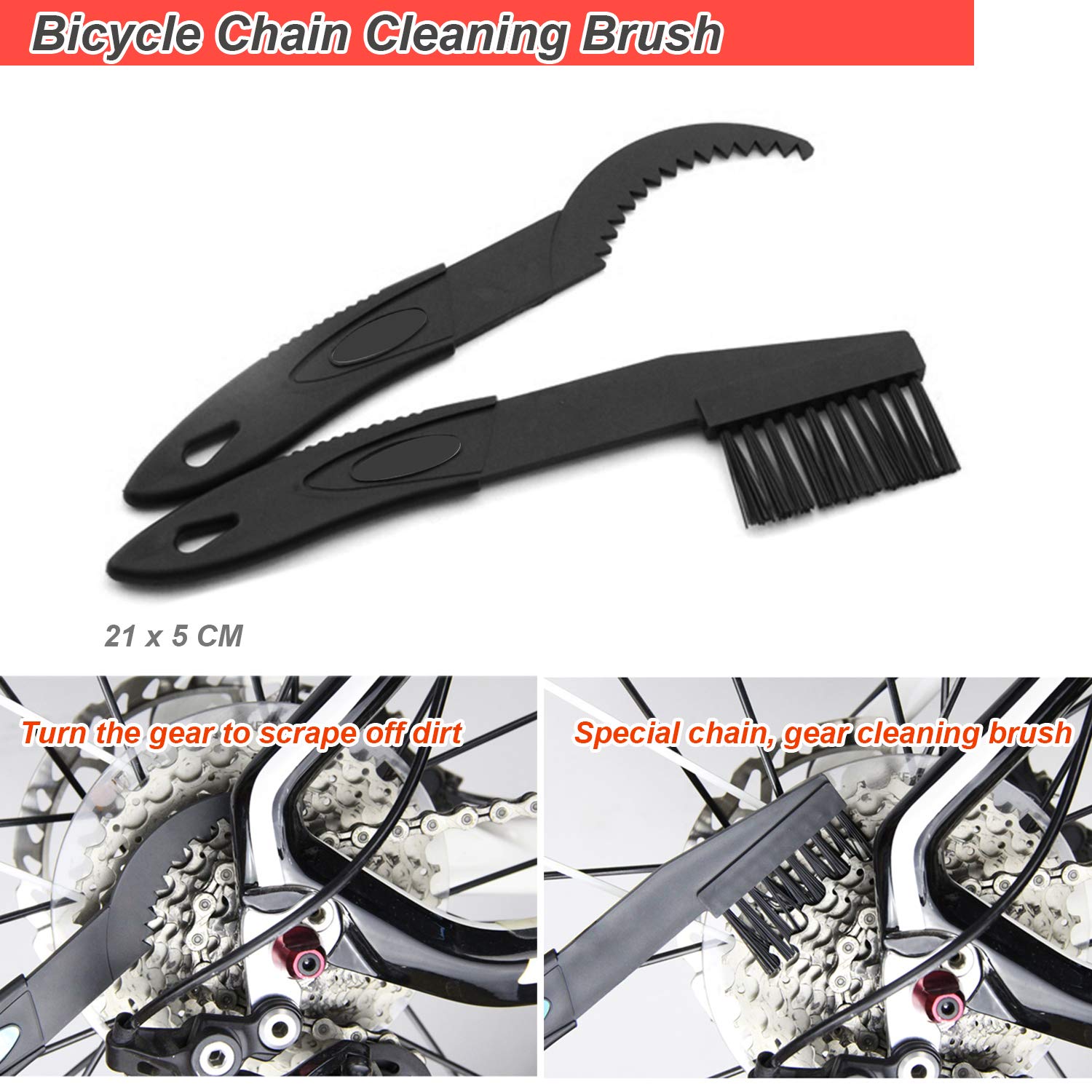 SPROUTER Bicycle Repair Tool Set with Bicycle Frame Bag Triangular Bag Mini Pump, Include Bike Tire Glue Set with Self-adhesive Patches, 16 in 1 Bike Multitool Repair Tool Set and Chain Cleaning Brush