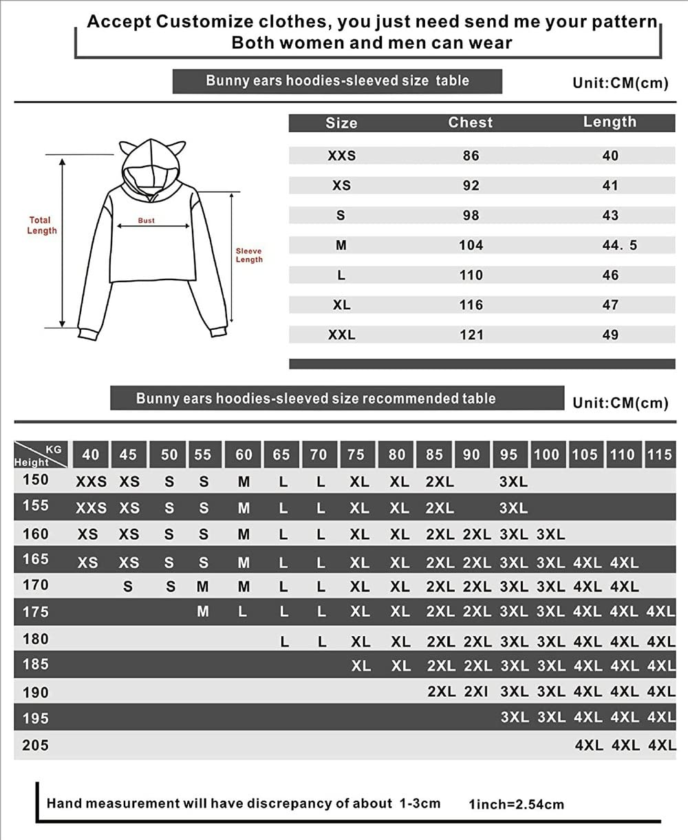 XPLR Sam and Colby Merch Hoodie Female Cat Ear Pullover Sweatshirt Women's Outwear Youthful Clothes (A34409-3,XXS)