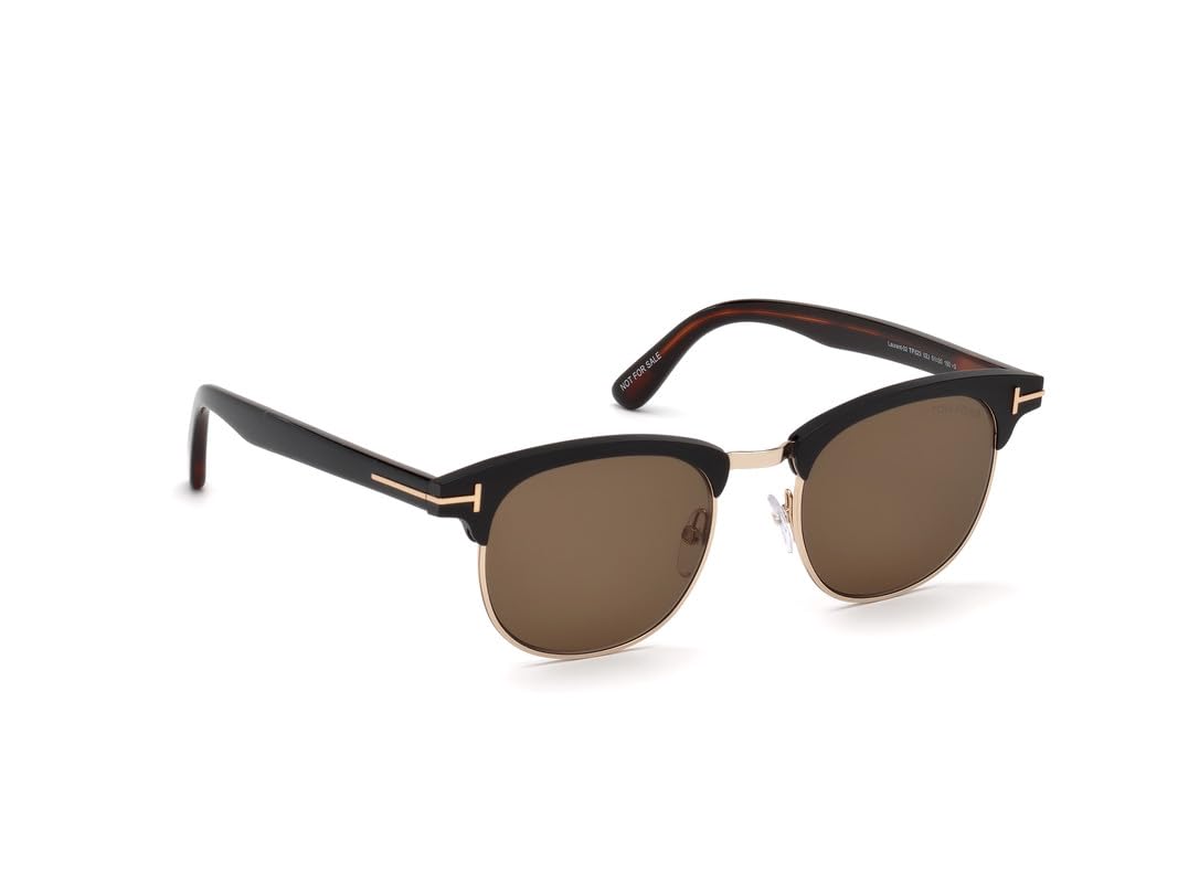 Tom Ford FT0623 02J Matte Black Laurent Retro Sunglasses Lens Category 3 Size 5