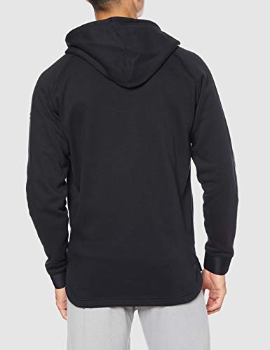 Under Armour Men's Full-Zip Jacket Cotton/Polyester Blend Project Rock Collection Black (Medium)