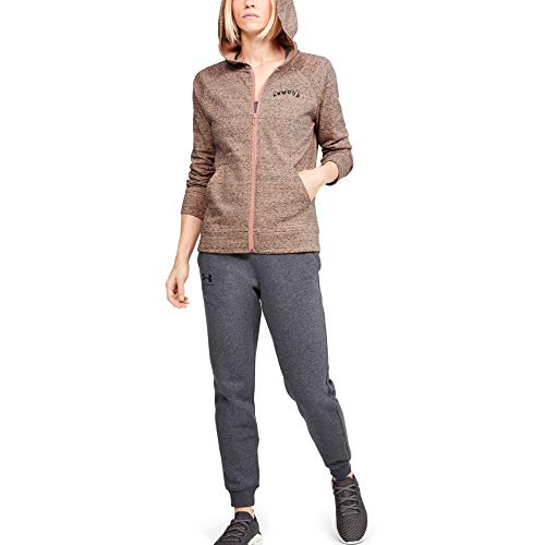 Under Armour Rival Terry Training Full Zip, Calla Full Heather (690)/Jet Gray, Small