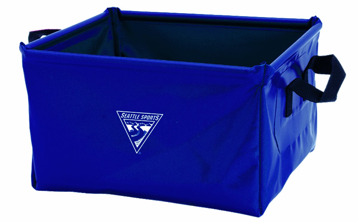 Seattle Sports Outfitter Class Collapsible Jumbo Camp Sink Wash Basin Bucket (Blue), One Size (032802)