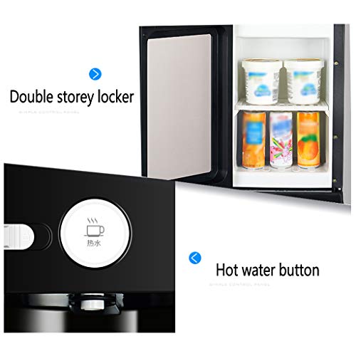 Top Loading Water Cooler Dispenser - Floor Standing Water Machine - Hot & Cold Water, Child Safety Lock, Holds 3 Or 5 Gallon Bottles - Perfect for Home and Office