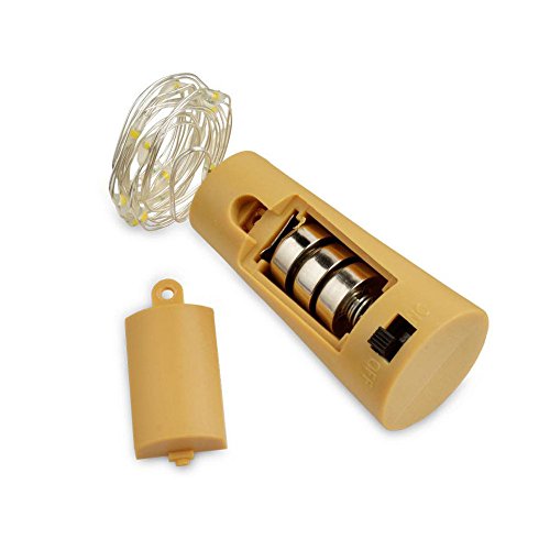 String Lights Battery Operated on A Timer String Wine Wire Fairy Lights Micro Bottles Fairy Pcs Copper Lights Decor 6 LED Light Led Christmas Lights Indoor