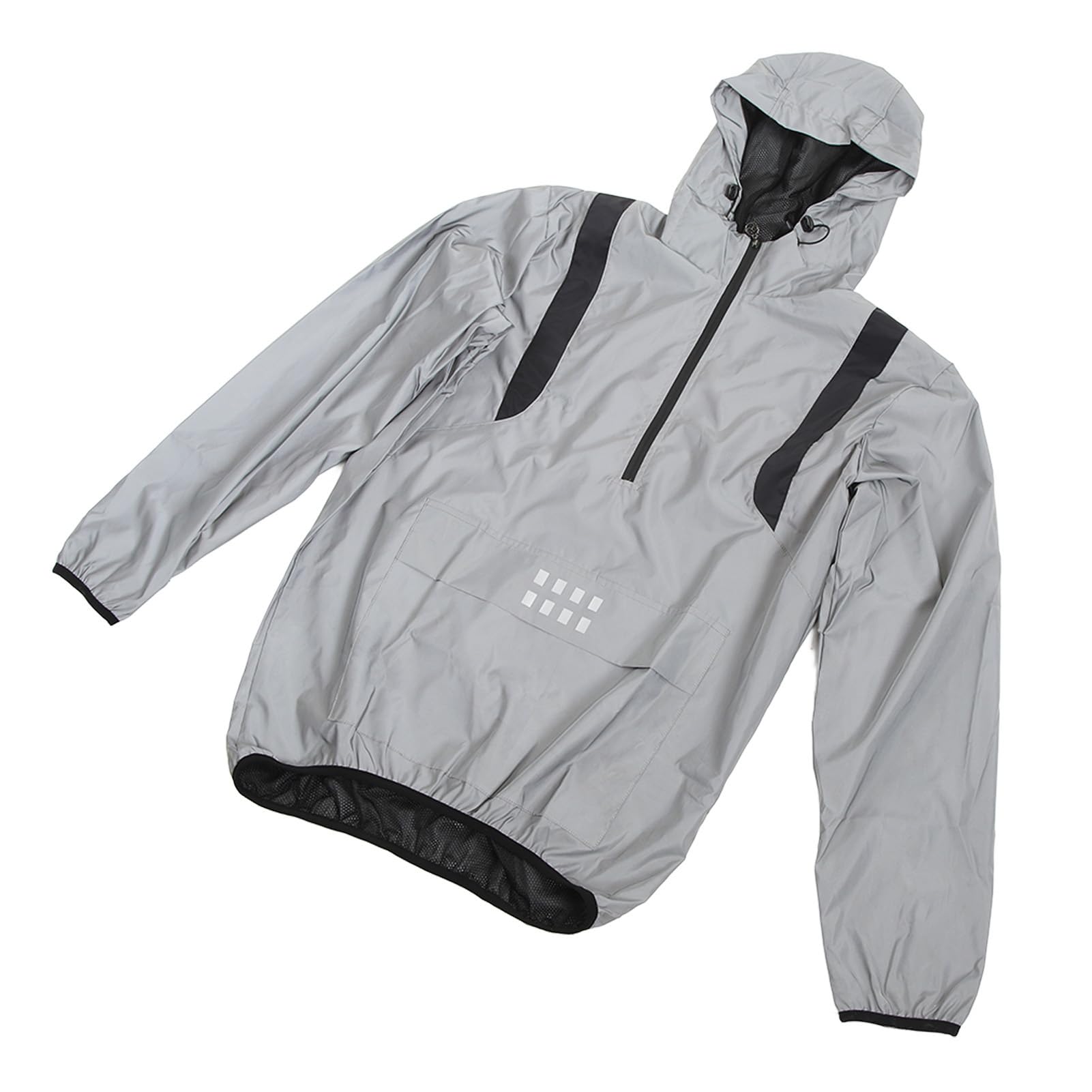 Reflective Jacket, Breathable Waterproof Super Bright Cycling Jacket Packable for Climbing for Hiking (2XL)