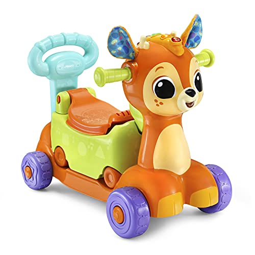 VTech 4-in-1 Grow-with-Me Fawn Scooter (Frustration Free Packaging)