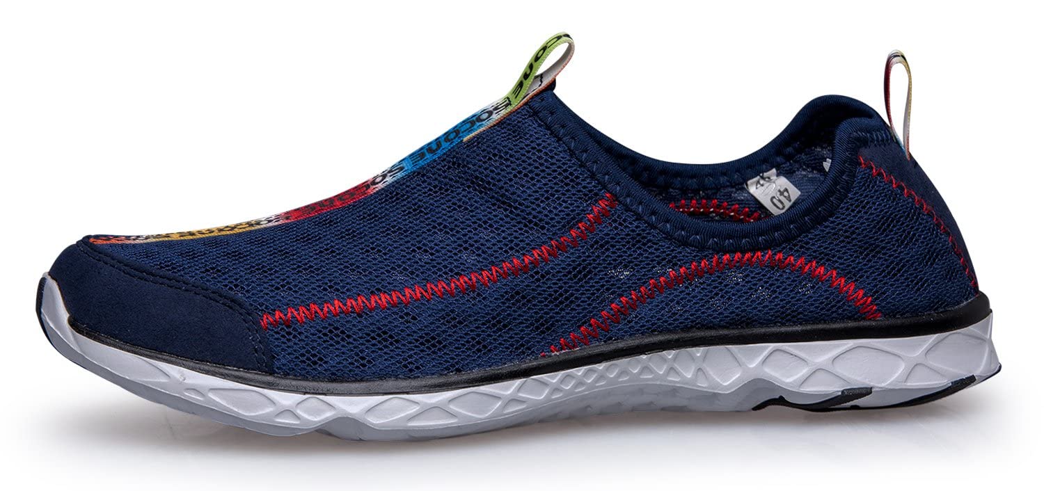 Zhuanglin Men's Quick Drying Aqua Water Shoes navy 10.5