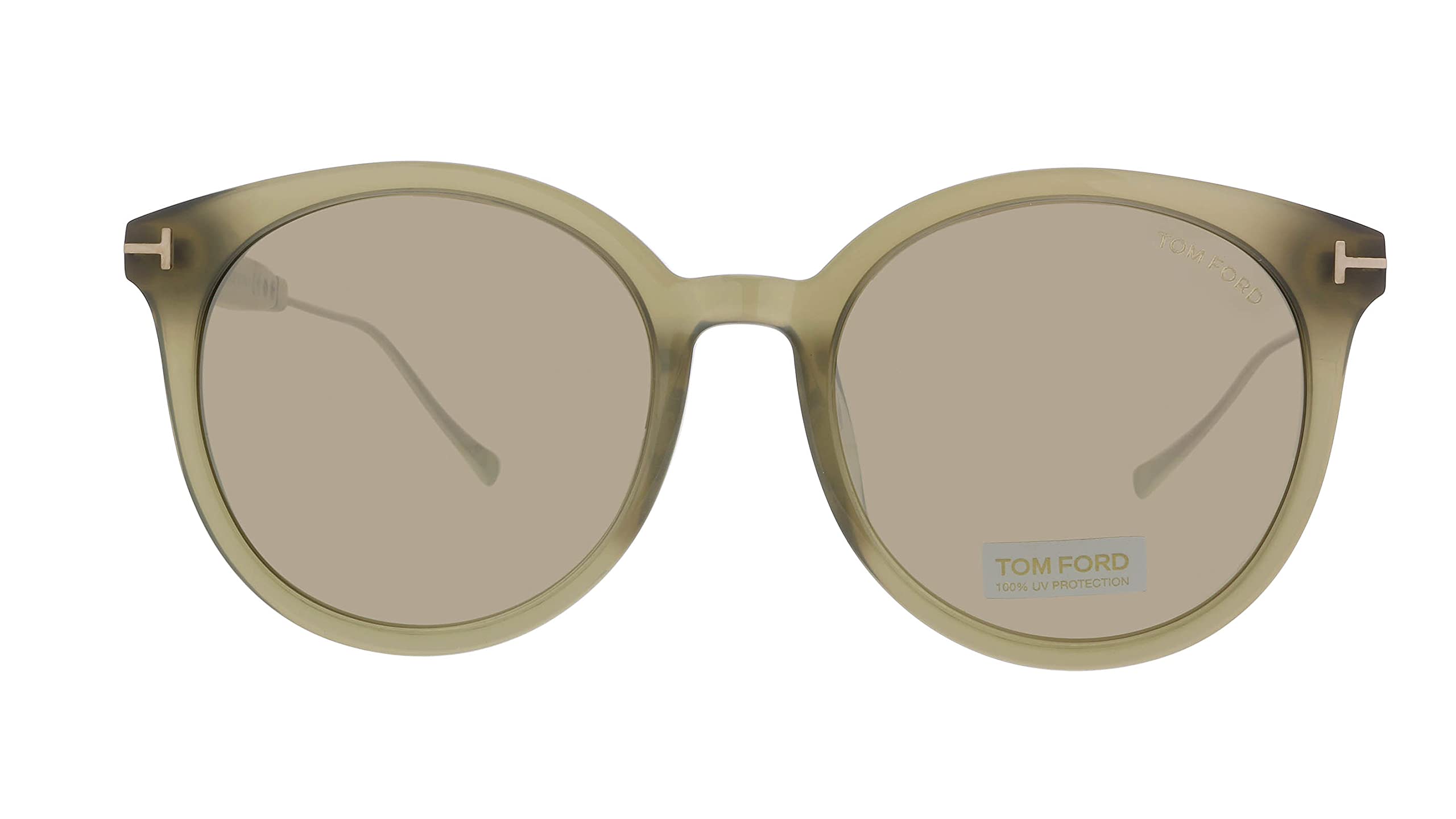 Tom Ford Olive Round Ladies Sunglasses FT0642-K 5795G