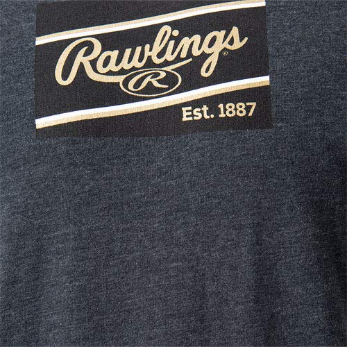 Rawlings Color Sync Patch Branded T-Shirt, Charcoal Grey, X-Large