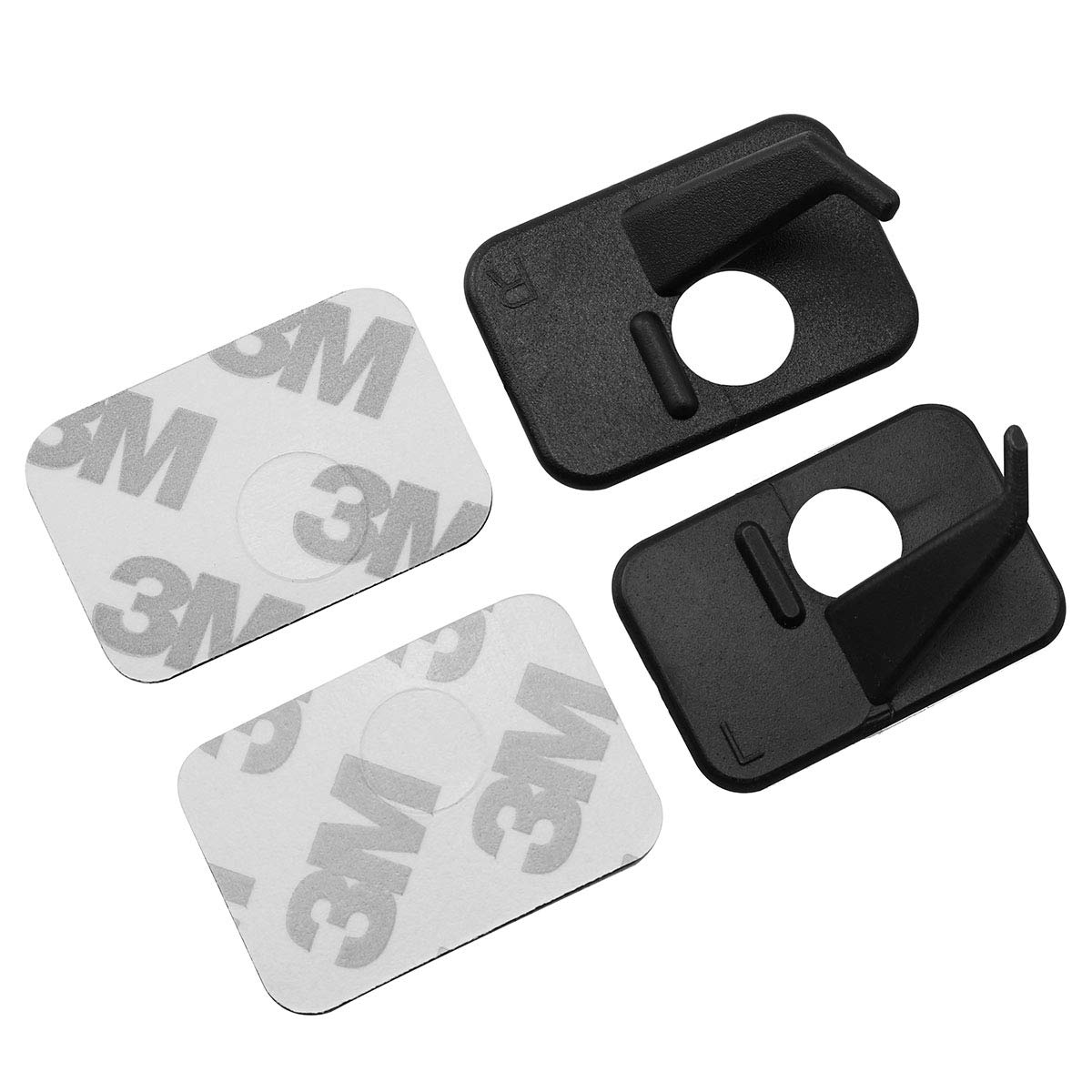ZRM&E 8pcs Black Plastic Arrow Rest Archery for Recurve Bow Outdoor Sport Bow Arrow Equipment (4 x Right Hand + 4 x Left Hand)