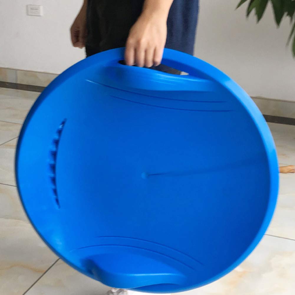 yunshuoa Plastic Snow Saucer Sled,Toboggan Downhill Pull Sled,Round Sledding Board for Kids and Adult,Suitable for Skiing,Grass Sliding, Sand Boarding