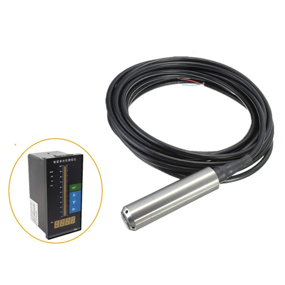 Submersible Level Transmitter Water Liquid Level Sensor with 6M Cable and Digital Display Control for Water Supply Systems