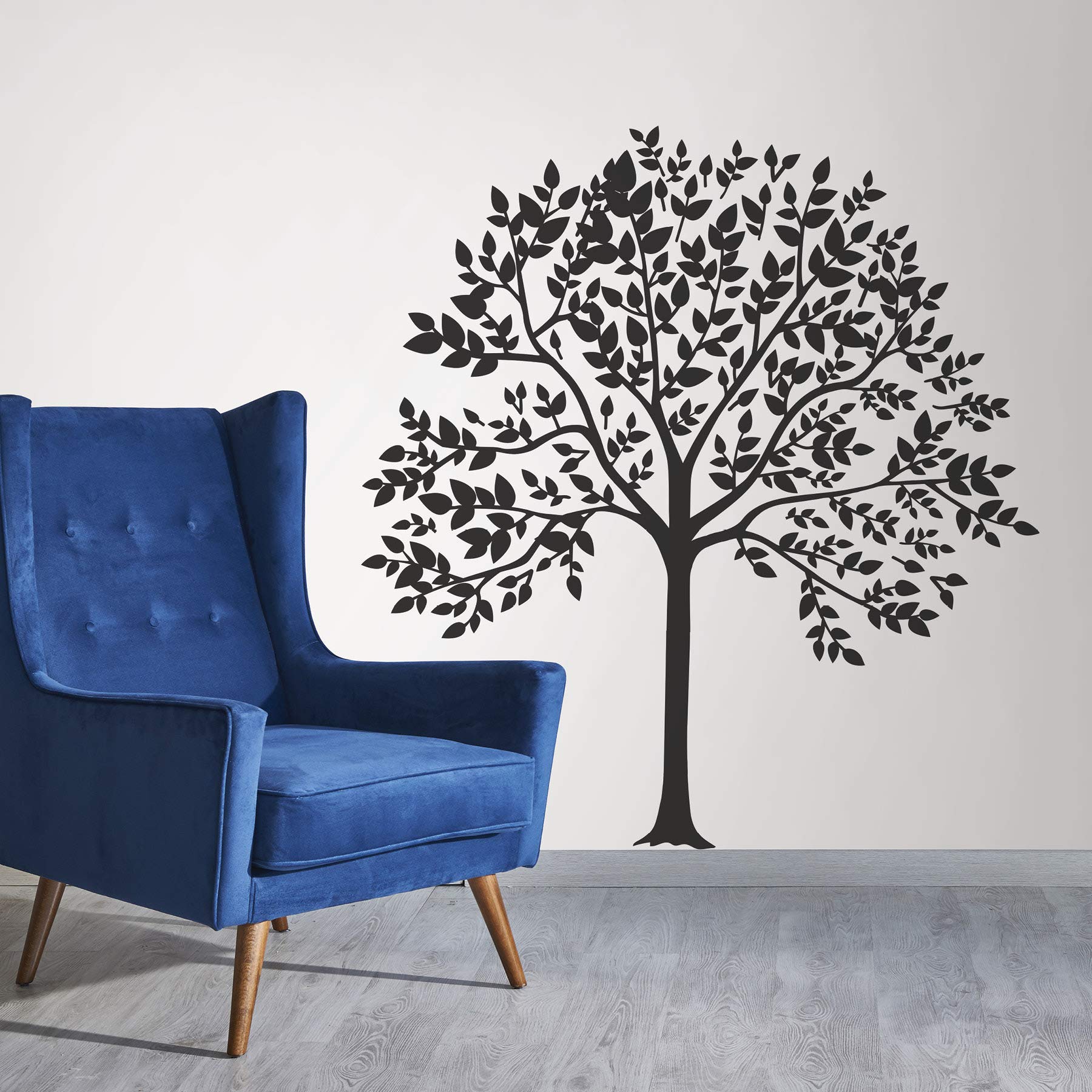 WallPops DWPK3370 Timber Wood Art Kit Wall Decal, Black
