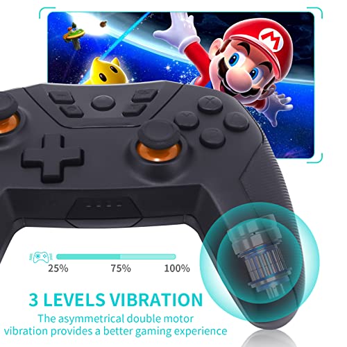 Wireless Switch Controller for N-Switch/PC DOBE Switch Pro Controller Wireless with Wake-Up, Ergonomic Non-Slip, Dual Vibration, Turbo, Motion, Screenshot