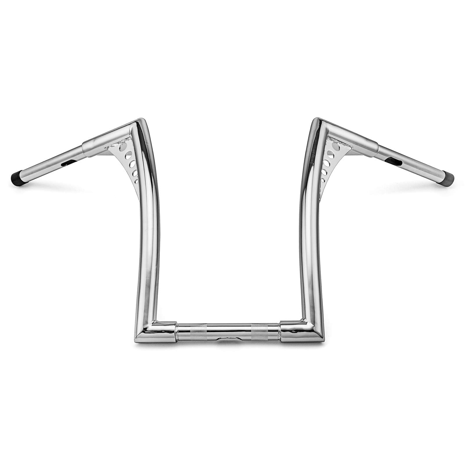 WeiSen Chrome 14" Ape Monkey Bar Handlebar 1-1/4" Handle Bars Compatible with Harley Dyna Softail Sportster XL 883 1200 & Touring Road Glide Road King Models