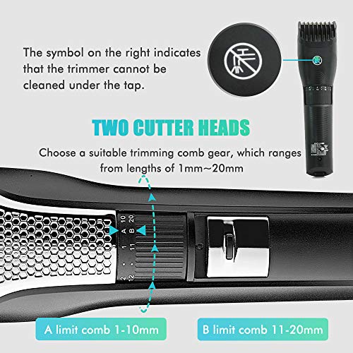 Suntai Adjustable Beard Trimmer for Men,All-in-one Beard Trimmer for Men,20 Built-in Precise Lengths,USB Charging