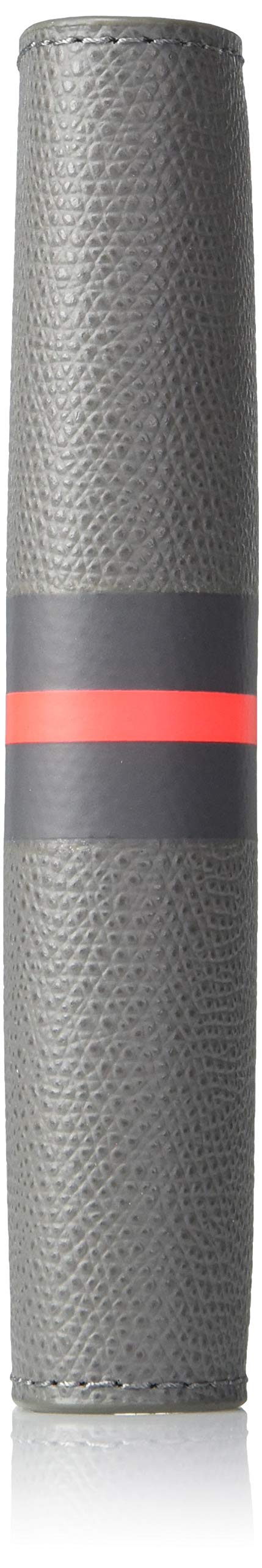 TUMI(トゥミ) Men's Leather Travel Wallet, Gray Stripes