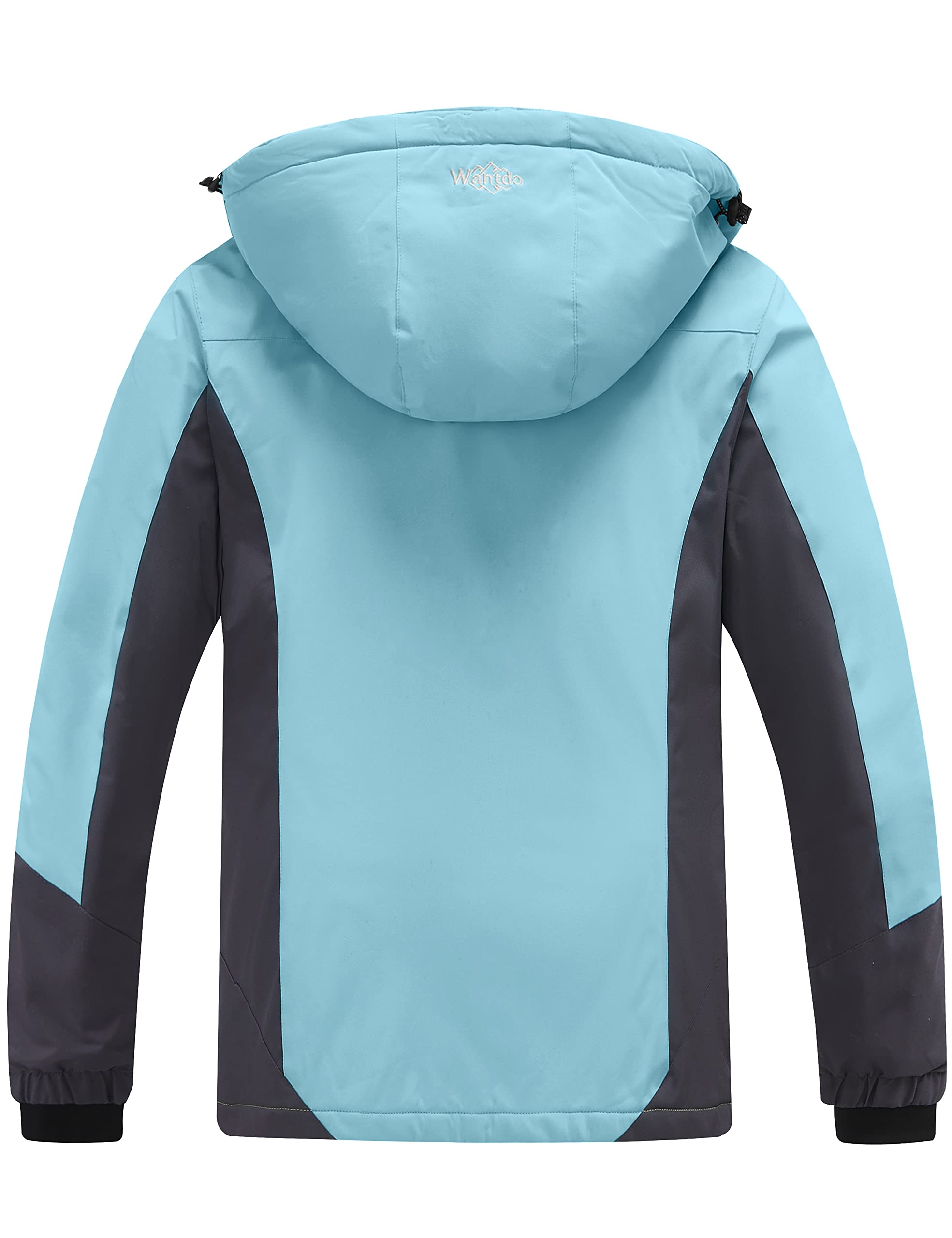 wantdo Women's Mountain Winter Snowboard Coat Waterproof Ski Jacket Pale Blue L