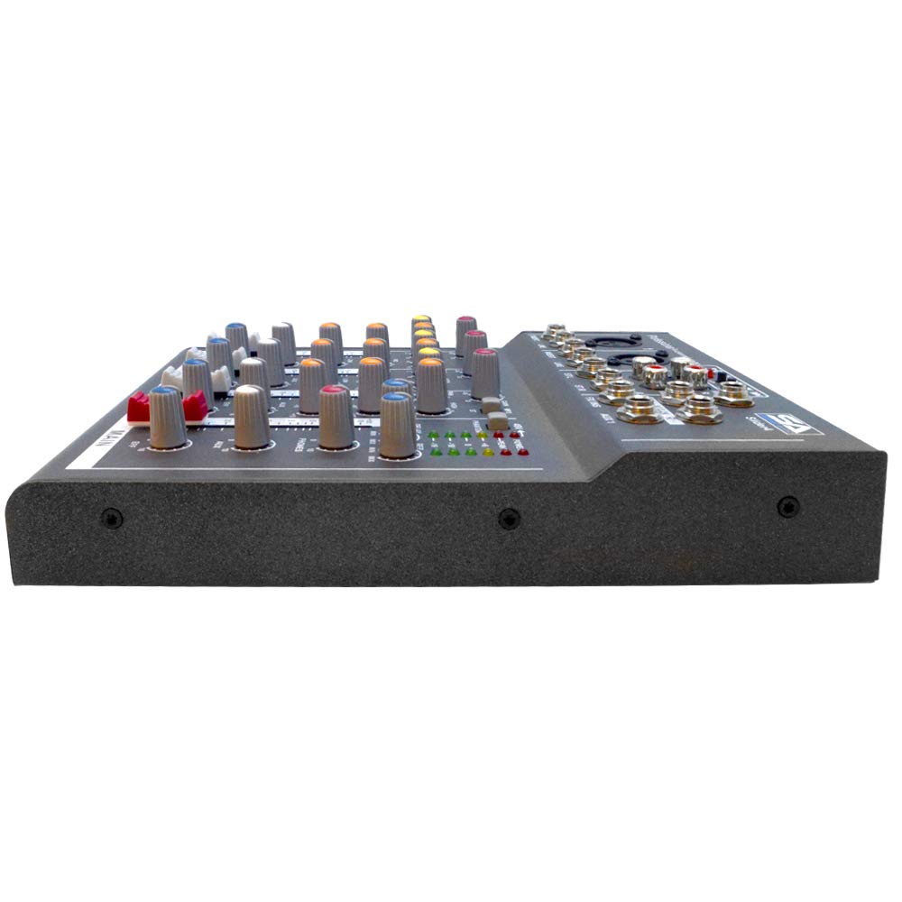 Seismic Audio - Slider4-BT- 4 Channel PA DJ Mixer Console with USB and Bluetooth Streaming