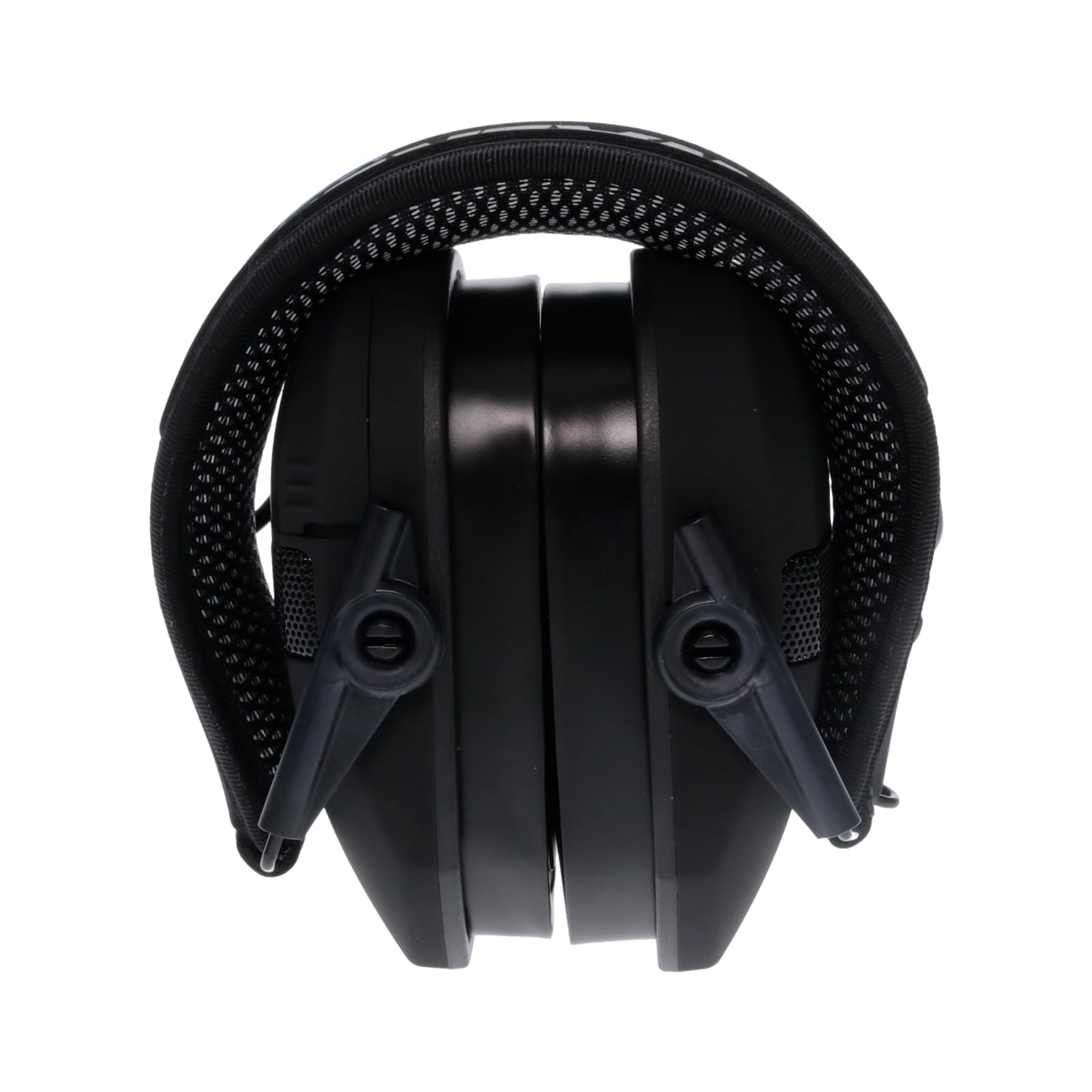 Walker's Razor Slim X-TRM Noise-Cancelling Sound-Enhancing Hunting Gun Range Shooting Electronic Earmuffs with Cooling Pads, Moisture Wicking Headband & 2 AAA Batteries, Black