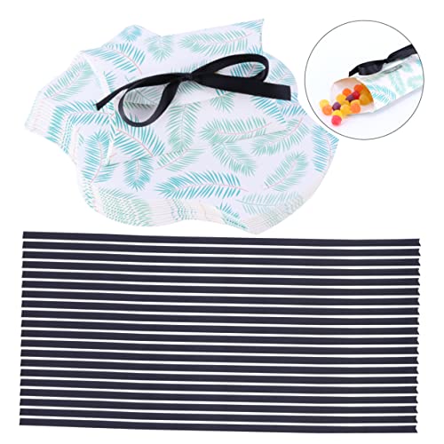SECFOU 20 Sets Colorful Printed Pillow Box candy container gift box gift wrapping case kids goodie bags Party Favors Candy Case wedding candy box gift bag packing box child kraft paper