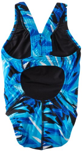 Speedo Big Girls' Youth Vortex Superpro Xtra Life Lycra Swimsuit, Blue, 6/22