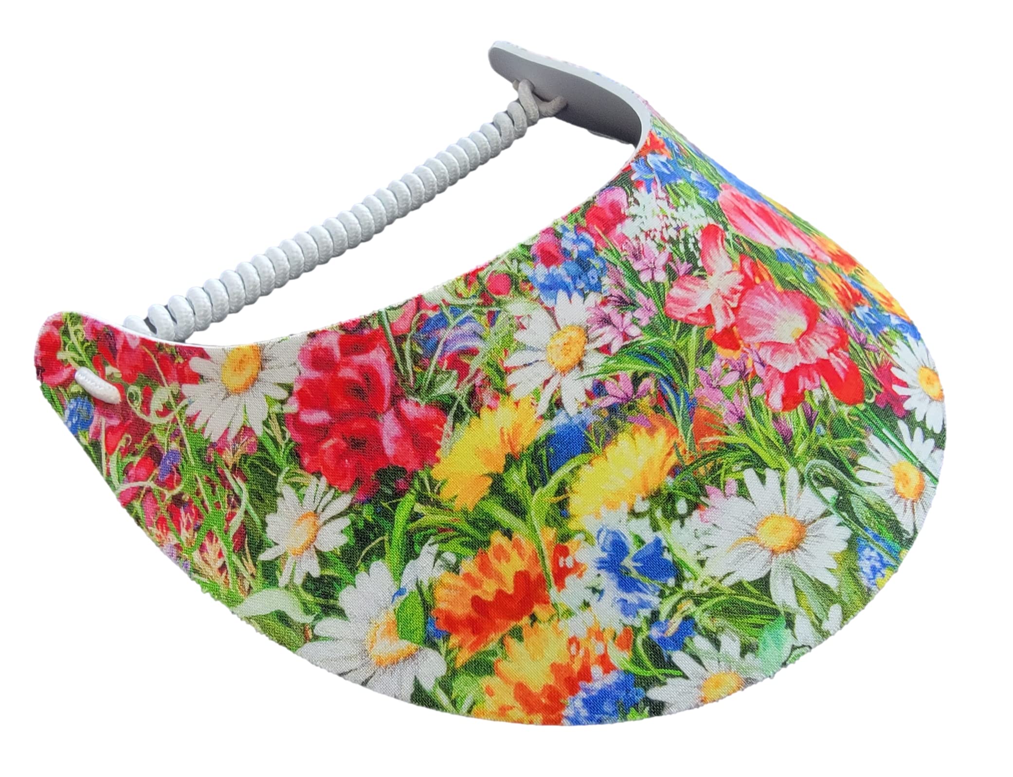 The Incredible Sunvisor Flower Patterns Perfect for Summer! Made in The USA!! (Floral 6)