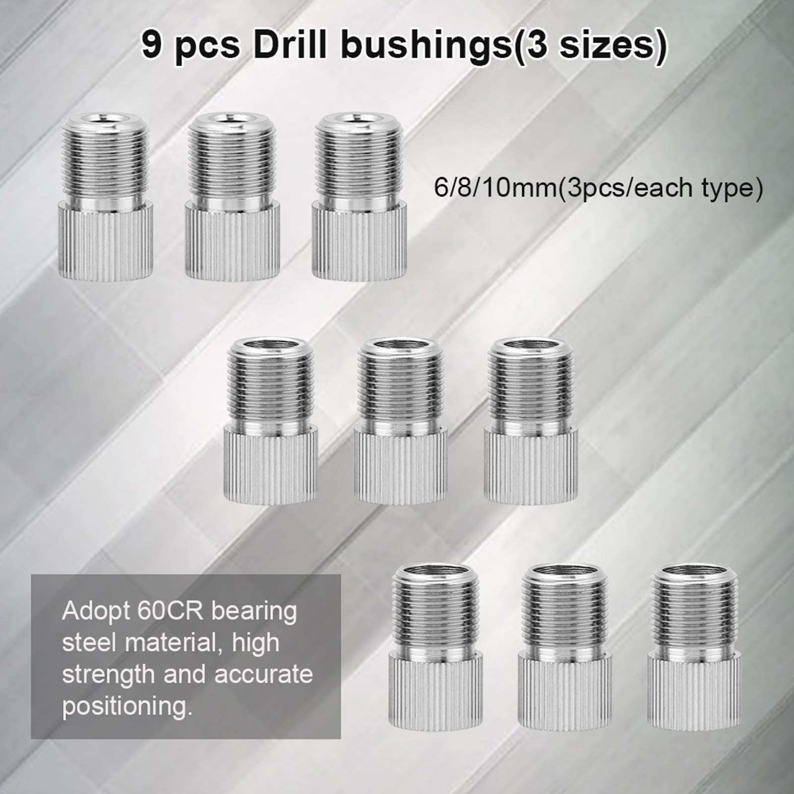 Self Centering Doweling Jig Kit Wood Drill Holes Hand Tools Drilling Guide Puncher Set for Metric Dowels 6/8/10mm, Jigs