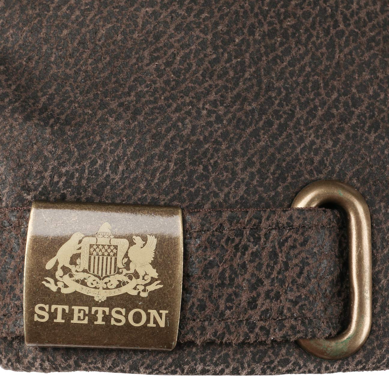 Stetson Liberty Leather Cap Men brown One Size