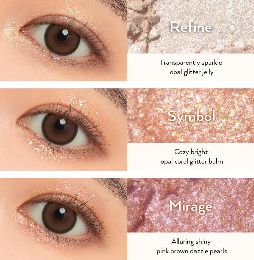 UNLEASHIA Glitterpedia Eye Shadow Palette|Point Makeup Vegan|Korean Cosmetics|Daily|matte|glitter|shimmer|pearl|daily|party|sparkling⦠(NO.1 All of Glitter)