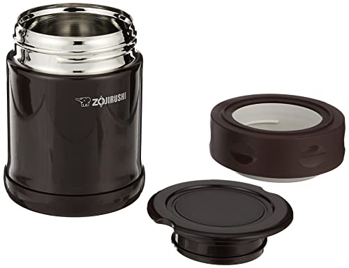 Zojirushi Stainless Steel Food Jar, 11.8-Ounce, Dark Brown