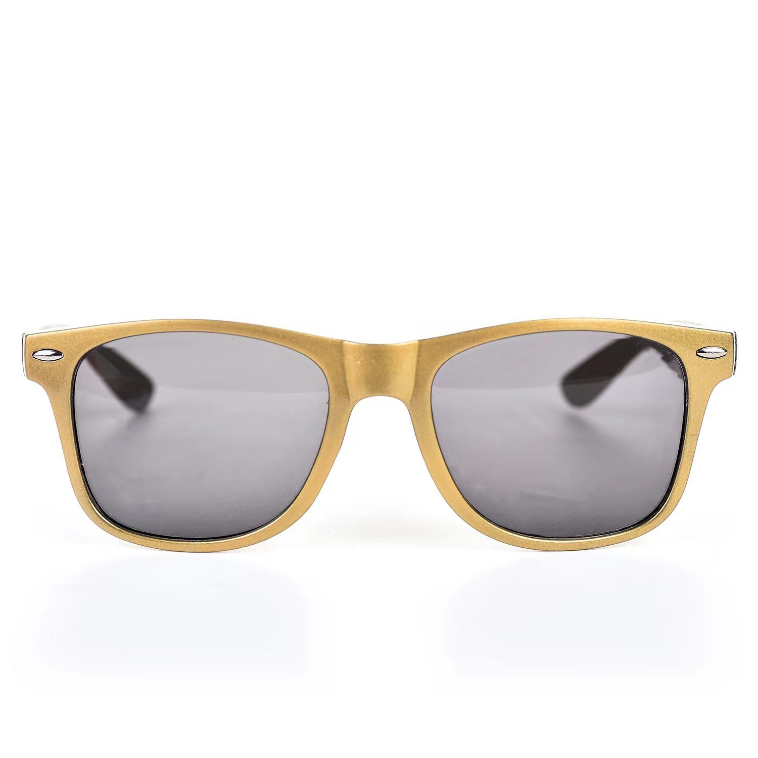 JYZOBJHB 12 Pcs Wholesale Neon Color Party Sunglasses 80’s Retro Sunglass Bulk For Kids Adults 100% UV Protection (12 gold)