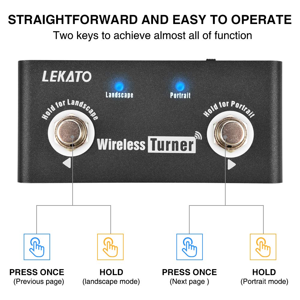 LEKATO Guitar Effect Pedal with External Pedal for Guitar Looper Pedal Tuner Switching, Function Loop Station Loops 9 Loops 40 minutes Record Time, Perfect Collection for Electric Guitar Bass