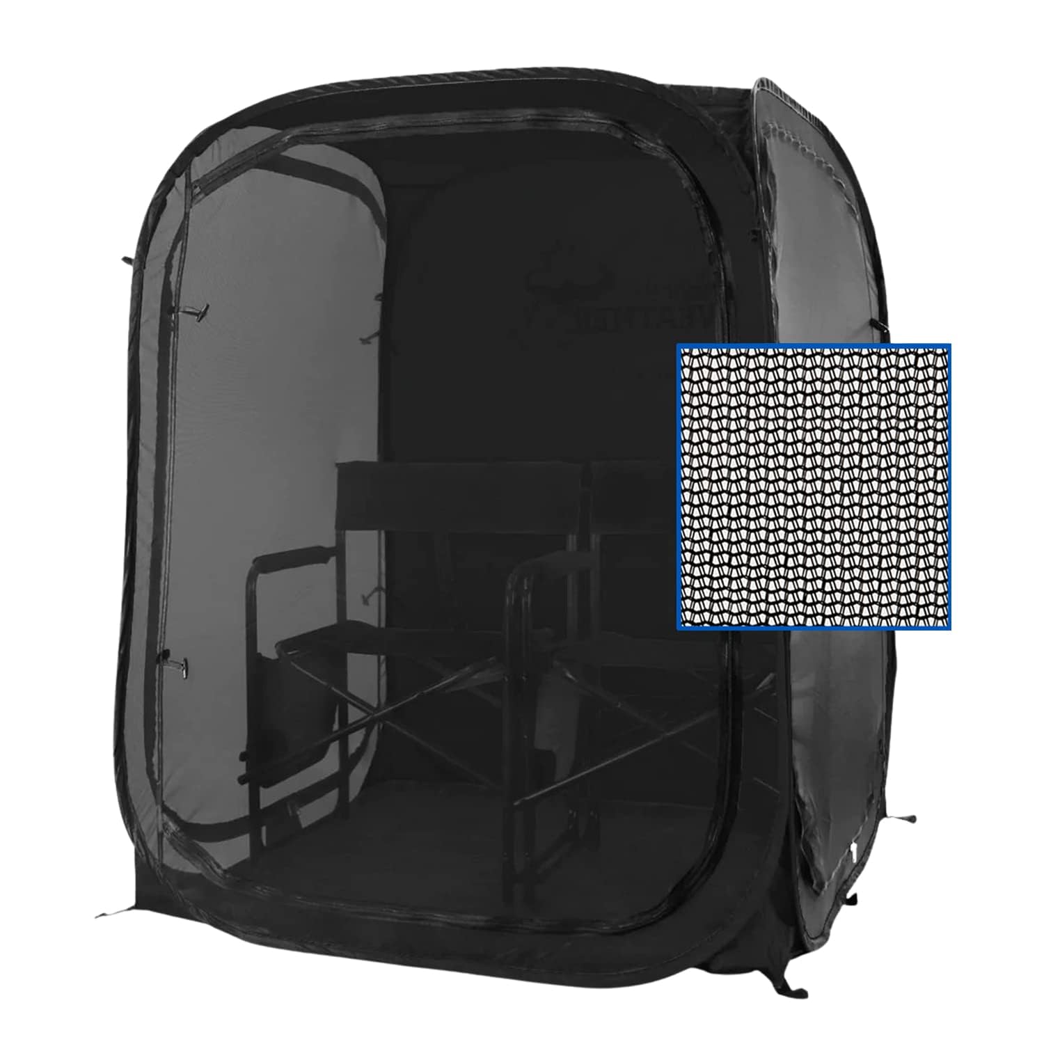 The Original β WeatherPod XL 1-Person Bug-Screen Pod β Pop-Up Mosquito Screen Tent Made with Fine Gauge, No-See-Um Proof Mesh - Red