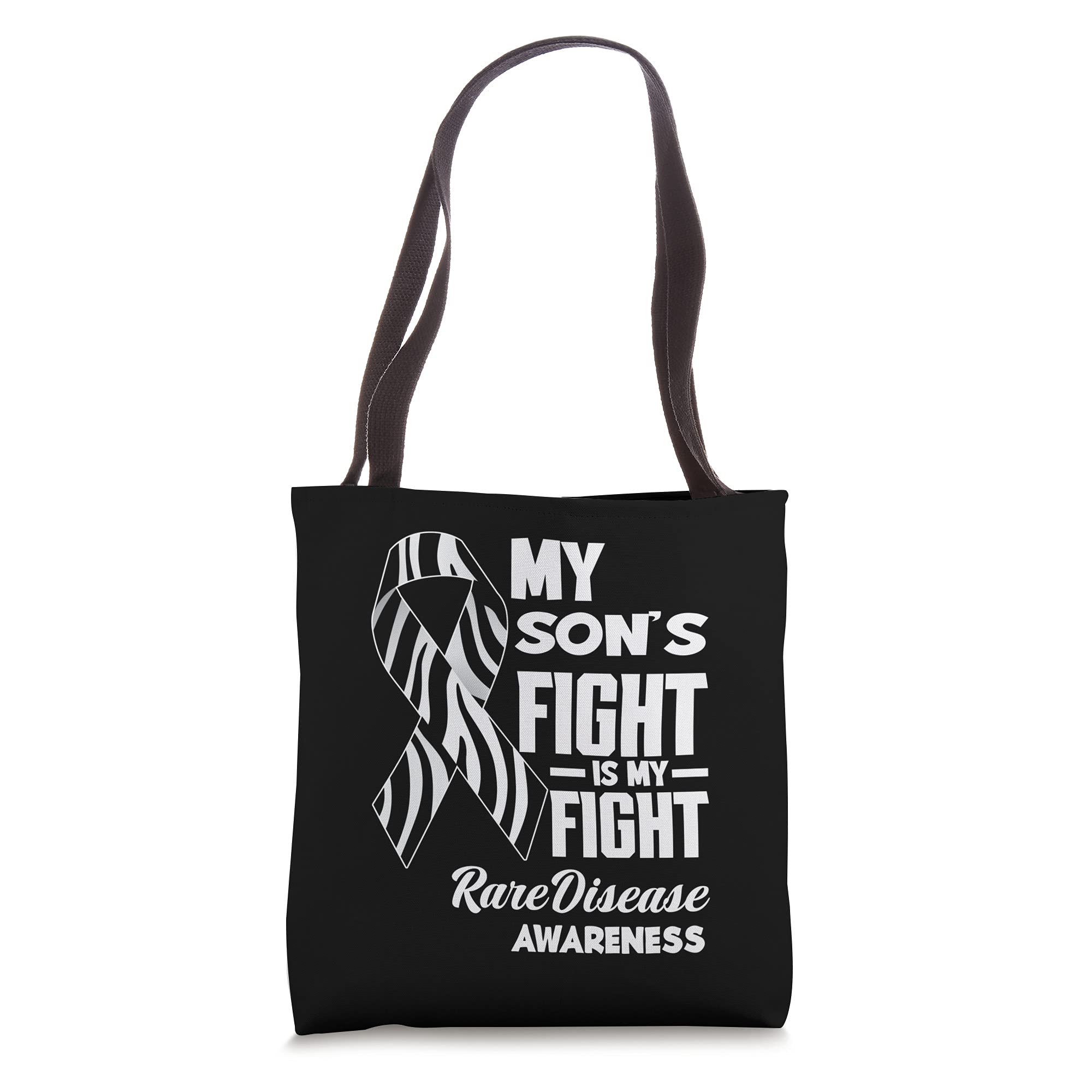 My Son's Fight Is My Fight Rare Disease Awareness Tote Bag