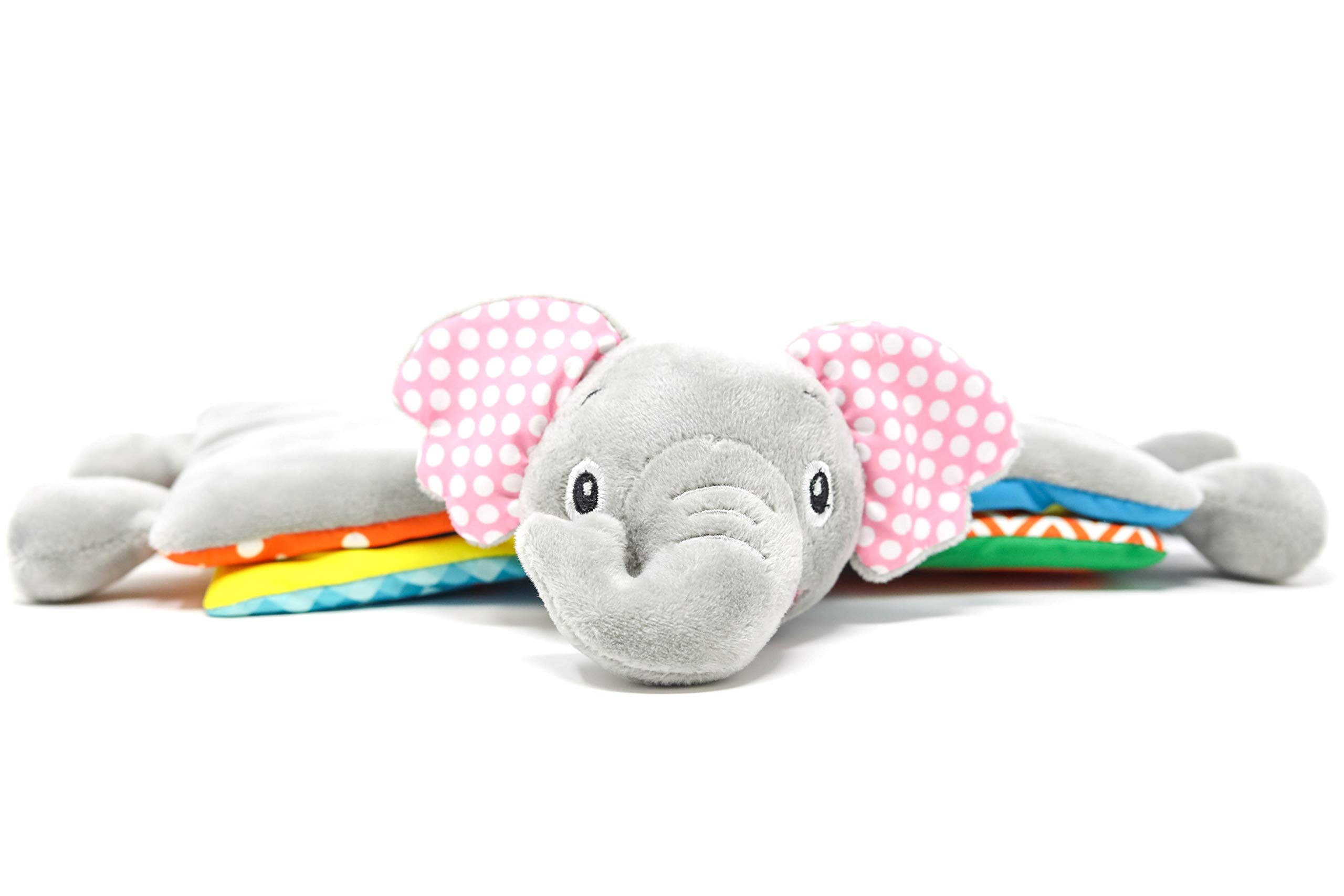 Super Soft Elephant Baby Book β Exciting, Vibrant, and Inviting Pages Filled with 6 Favorite Farm Animals β Machine Washable β for Ages 3 Months to 18 Months
