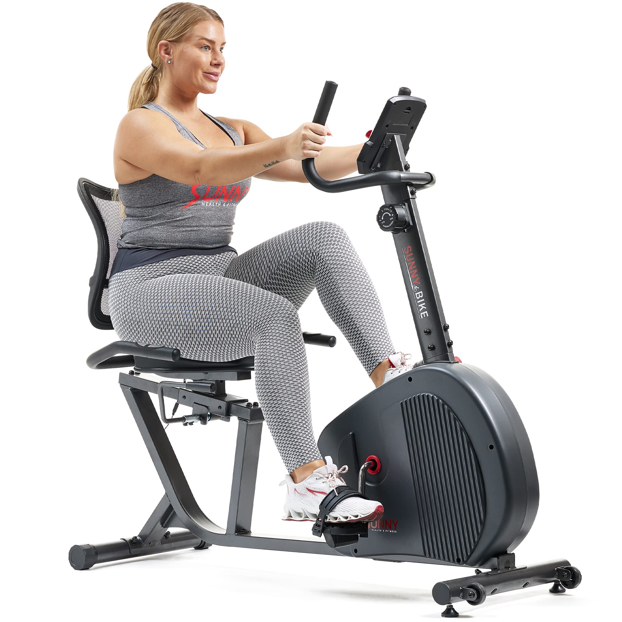 Sunny Health & Fitness Magnetic Recumbent Exercise Bike