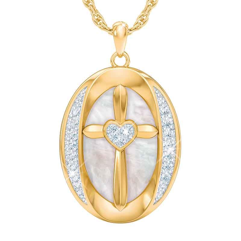 The Danbury Mint Grandaughter Greatest Blessing Pendant #1576-0010