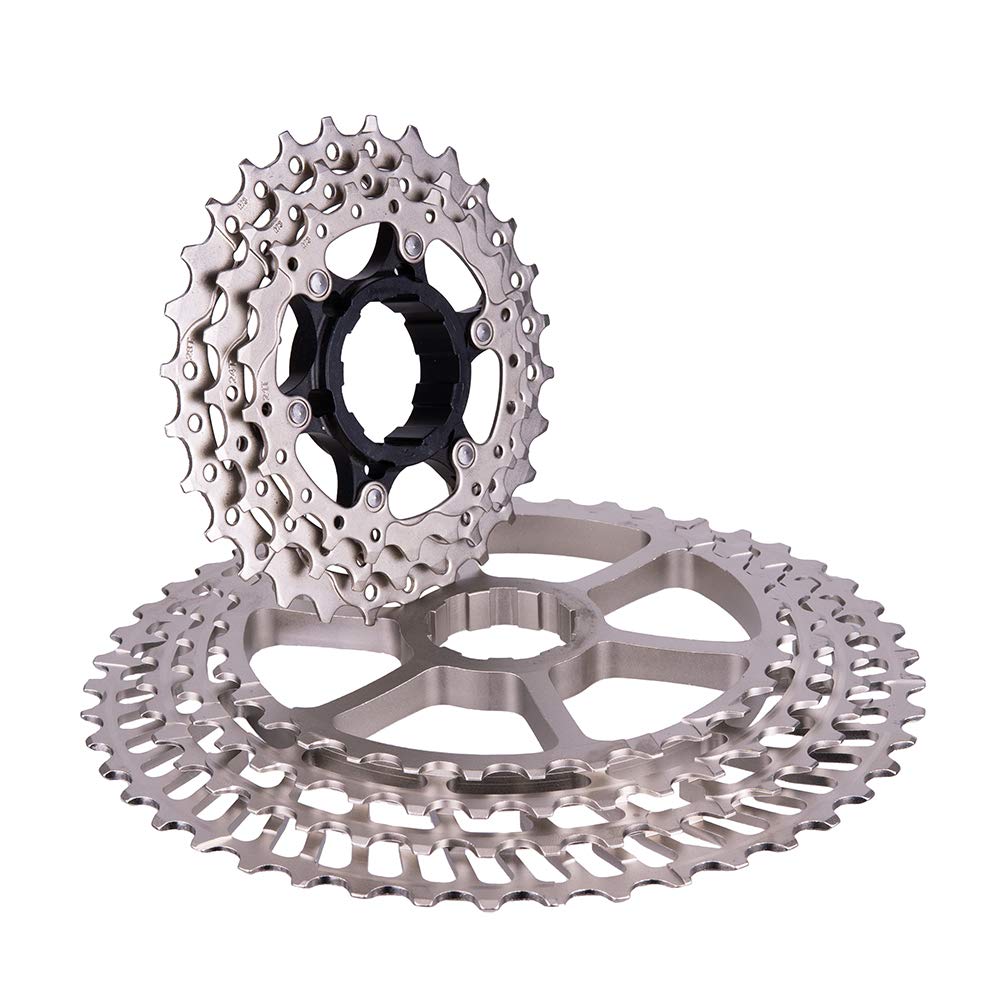 ZTTO SLR Lightweight Wide-Ratio Cassettes for 10 Speed 11 Speed 12 Speed Mountain Bikes (11 Speed 11-46t)