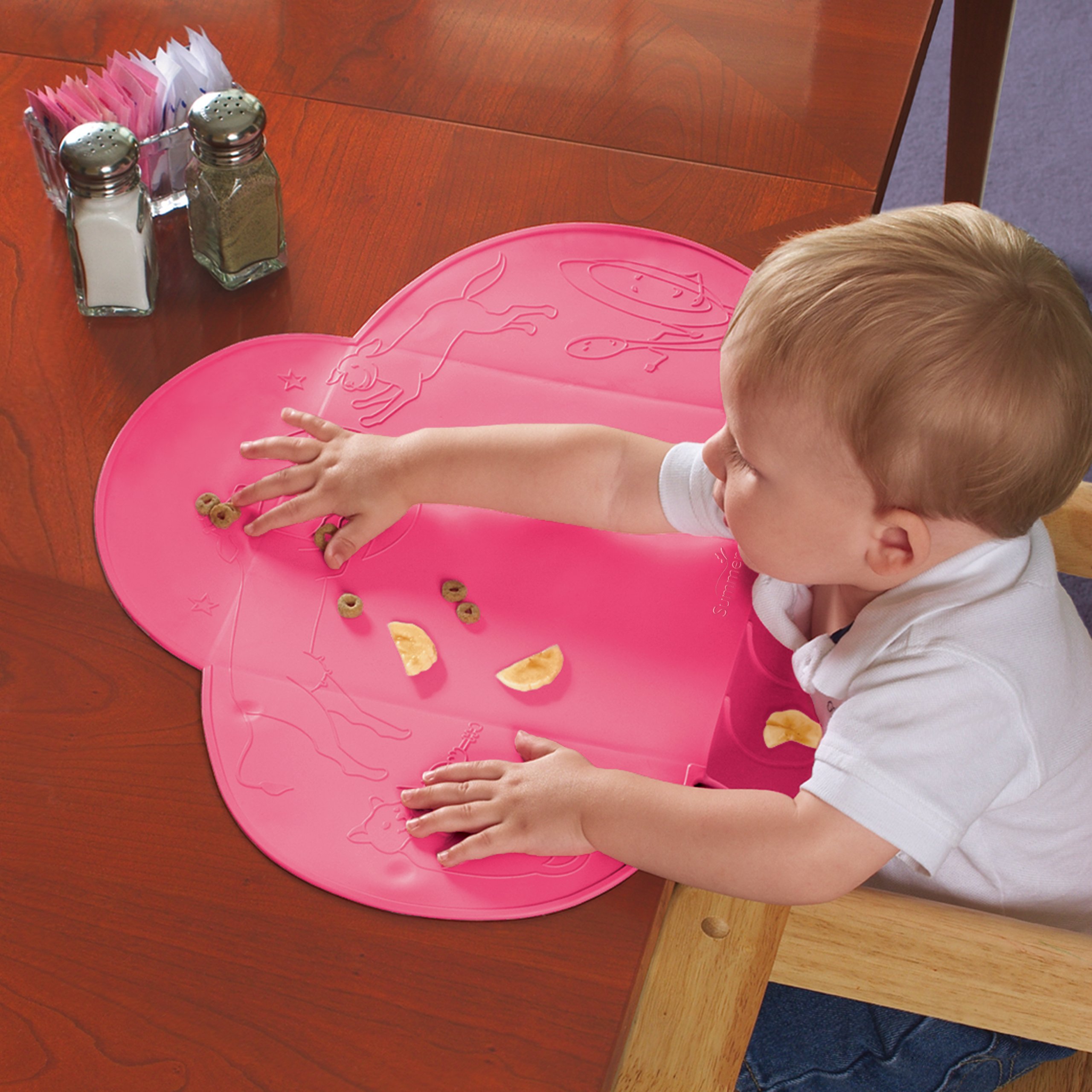 Summer Tiny Diner Portable Placemat, Pink